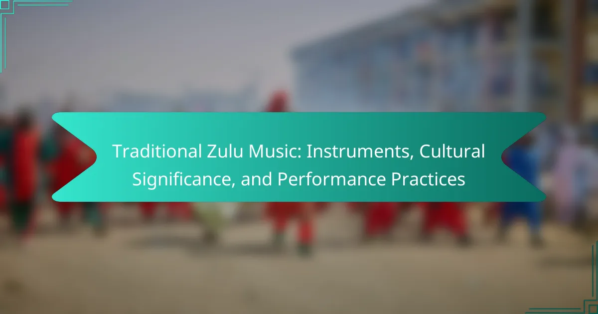 Traditional Zulu Music: Instruments, Cultural Significance, and ...